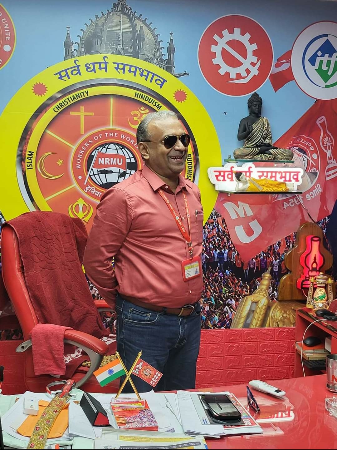 GS/NRMU (CR/KR) COM. VENU P. NAIR BIRTHDAY CELEBRATED BY NRMU CADRES ON ...
