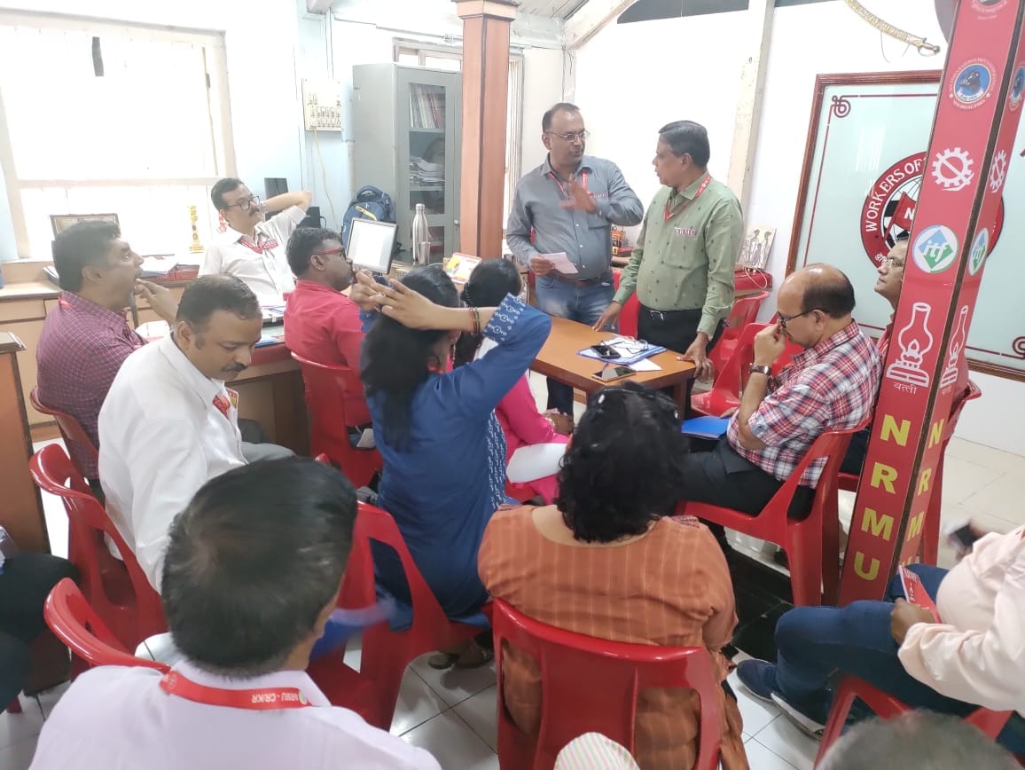 NRMU (CR/KR) HQ PNM PREPARATORY MEETING HELD AT UNION HQ OFFICE MATUNGA ...